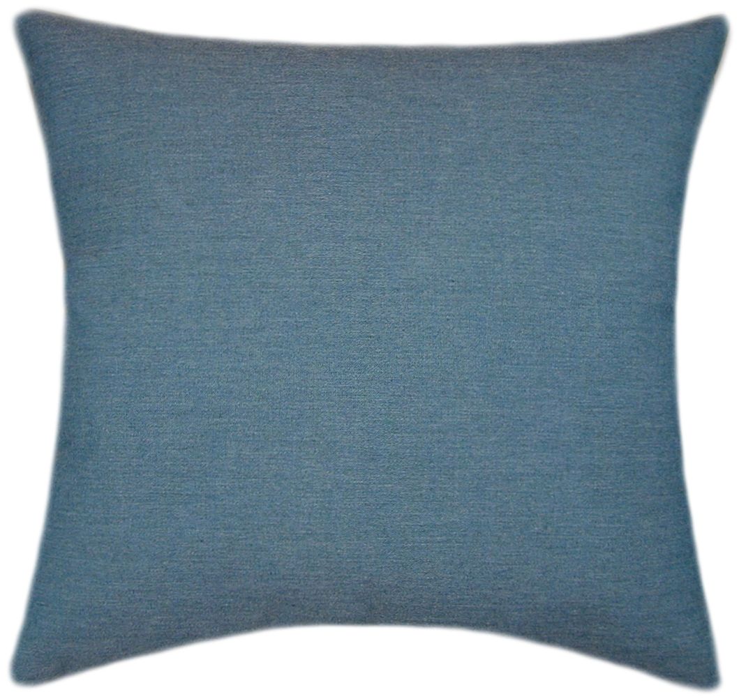 Sunbrella® Cast Lagoon Indoor/Outdoor Solid Color Pillow – Pillows ...