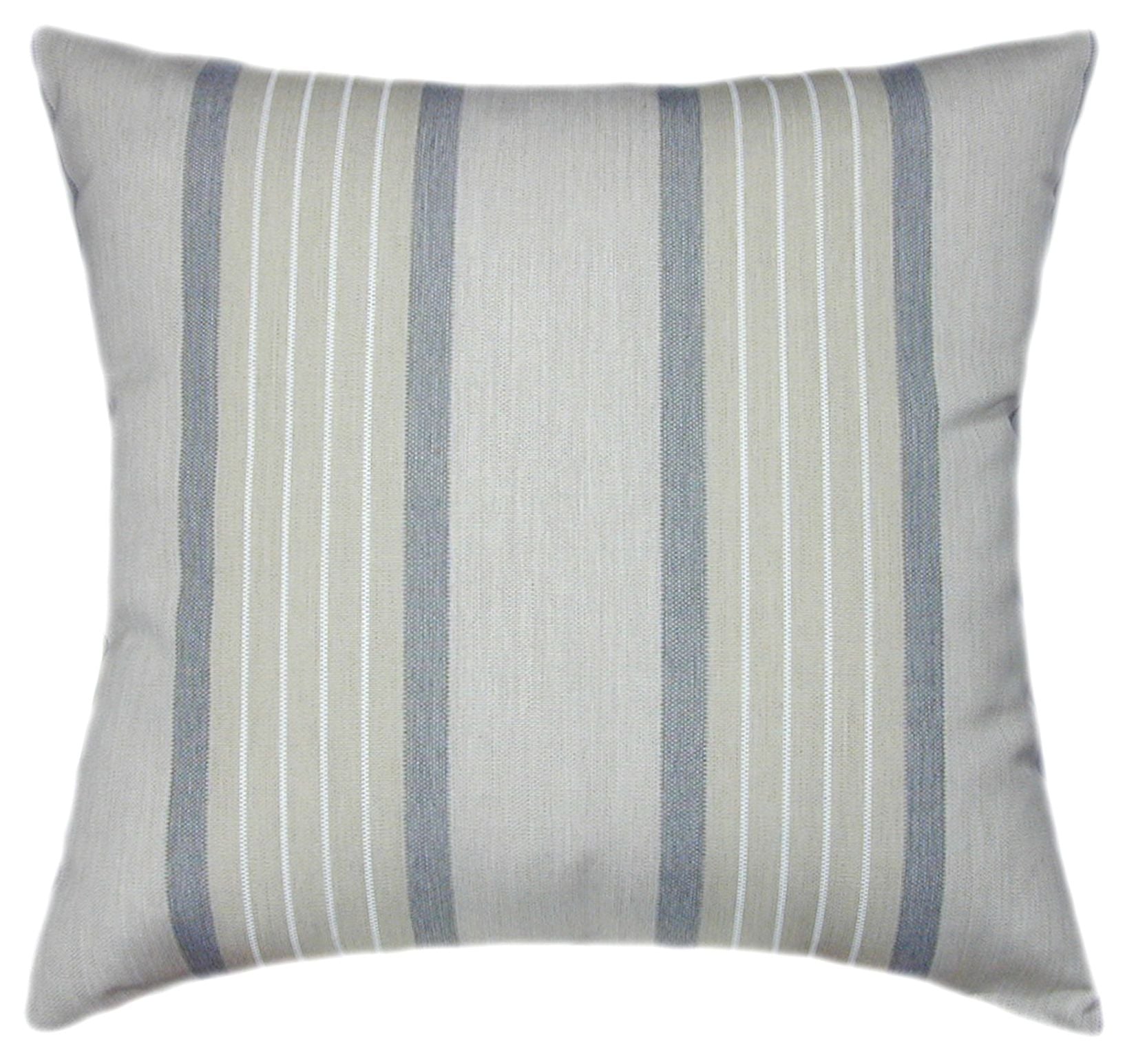 Sunbrella® Cove Pebble II Indoor/Outdoor Striped Pillow – Pillows & Pillows