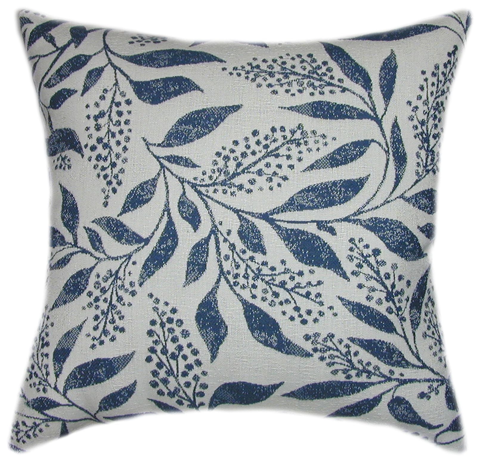 Sunbrella® Exquisite II Indigo Indoor/Outdoor Floral Pillow – Pillows ...